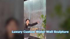 Woven Stainless Steel Mesh Flowing Water Decorative Wire Mesh Waterscape Sculpture