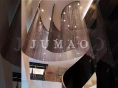 Custom Metal Chain Link Curtains for Modern Architecture