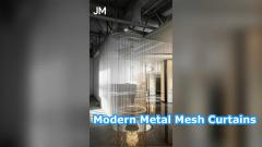 Metal Mesh Curtains for Stylish Space Dividers