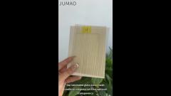 Real Scene Footage: Metal Mesh Inside Clear Laminated Glass