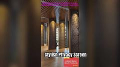 Metal Privacy Screen Wire Mesh Room Divider Indoor And Outdoor Decoration