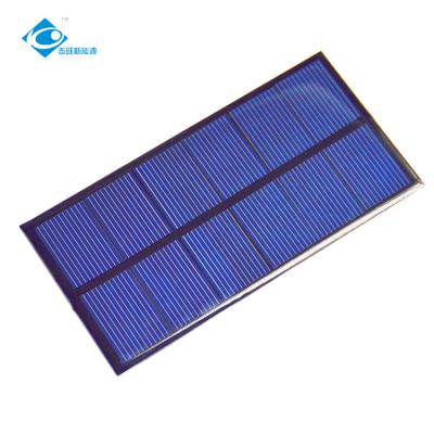 China 1.0W vouwbare wandelende zonne-energiepanelen zw-11558 UV Behandelde 3V Mini Solar Panel 0.12A Te koop