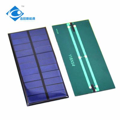 China 5.5V zonnepaneel photovoltaic pv Zonnepv van het module0.9w Lichtgewichtsilicium Module zw-11854 Te koop