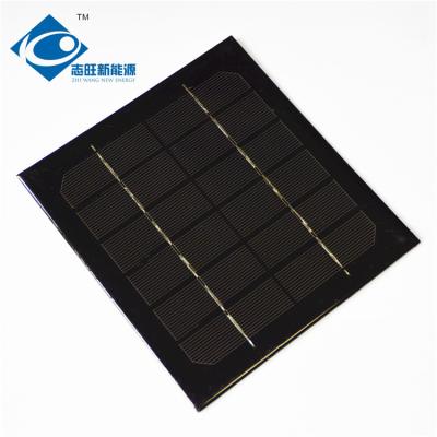 China painéis fotovoltaicos solares do silicone 2.75W poli para o silicone de pouco peso solar do carregador ZW-166151 da bicicleta elétrica solar à venda