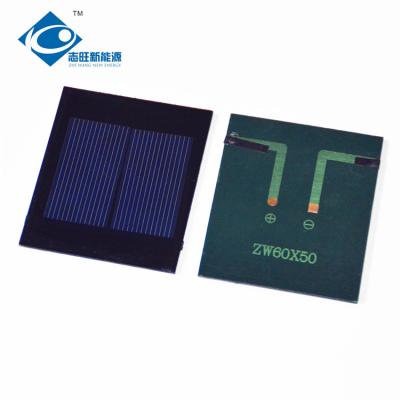 China ZW-6050-1V Exclusive Design Epoxy Resin Solar Panels 0.35W Poly Portable Solar Panel Charger 1V for sale