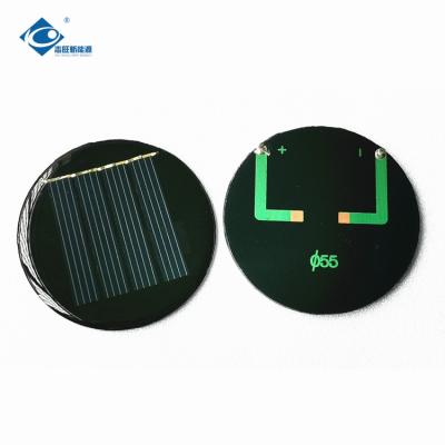 China da opinião nova transparente do painel solar ZW-R55 de filme fino de 2V 0.15W carregador solar portátil à venda