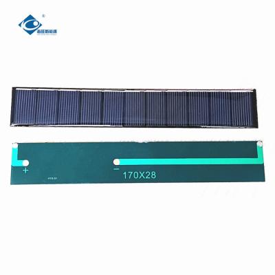 China painel solar de acampamento solar cristalino poli de alta qualidade do carrinho de golfe do painel ZW-17028 de 0.6W 5.5V à venda