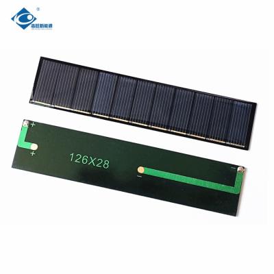 China módulo solar do picovolt do silicone de pouco peso de 0.5W 5.5V para o mini carregador ZW-12628 do ventilateur do painel solar à venda