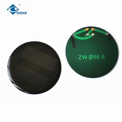 China painel solar o mais barato solar 190mA fotovoltaico do módulo ZW-R56.6 do picovolt do silicone de pouco peso de 1V 0.19W à venda