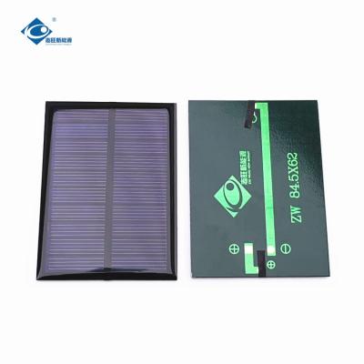 China 0.66W-het hoge rendement polyzonnepaneel met twee gezichten zw-8456-2 Max Current 0.13A van het longi toegenomen zonnepaneel 5V Te koop