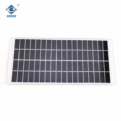 Cina 5.2W Portable Glass Solar Panel Charger ZW-255155-G Poly Glass Paminated Solar Panels 18V 290mA in vendita