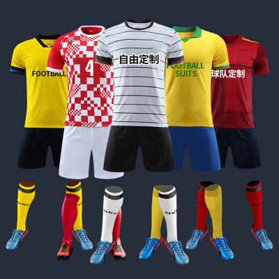 Cina L'insieme asciutto rapido di usura di calcio degli uomini degli abiti sportivi uniforma la coppa del Mondo su ordinazione dei Jersey di calcio di calcio Portogallo 2022 in vendita