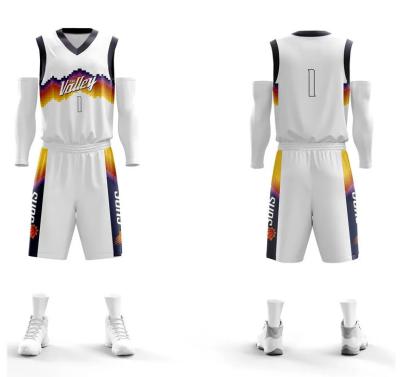China Transferencia de calor que imprime el sistema de encargo de la ropa del baloncesto del estilo del cuerpo entero en venta