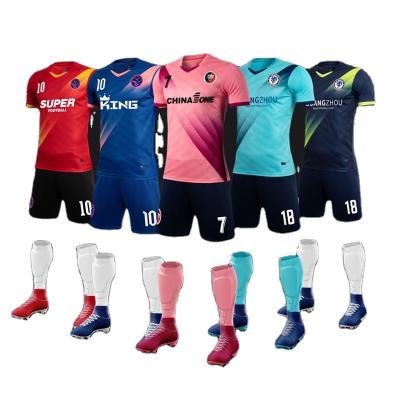 中国 大人の子供のフットボールの均一訓練の均一速い乾燥した通気性のチームUniformrealmadridの注文の印刷のジャージ 販売のため