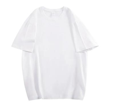 Cina Crewneck sciolto americano pesante all'ingrosso dello stile degli uomini e delle donne della manica 220g della maglietta del cotone il breve ha basato la maglietta in vendita
