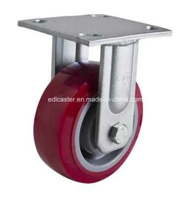 China Zonder rem 380 kg Rigid TPU Caster 7005-86 Op aanvraag Te koop