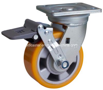 China TPU Caster 7625-86A para aplicações de carga pesada até 450 kg à venda