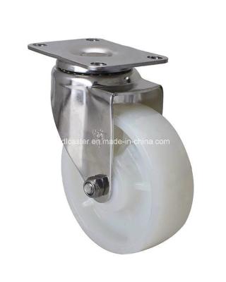 Cina 110 kg di piastra in acciaio inossidabile a rotazione Tpa Caster S5414-25 Perfetto per richieste personalizzate in vendita