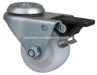Cina 80 kg Cerniere buco freno Po macchina Caster 3182-04 per il freno di applicazione colore bianco in vendita