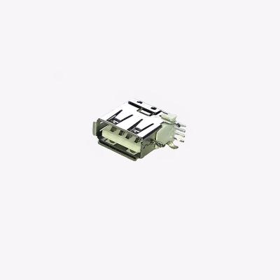 China Waterproof Type A Female 2.0 USB Connector on sidewalls for computer pcb boards or other pcb for sale