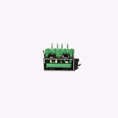 China Widely used 10.0mm Type A Female 2.0 USB connector for pcb boards from Shenzhen manufacturer for sale