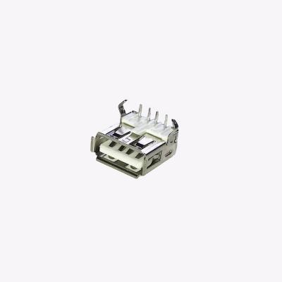 China Factory price Widely used waterproof Panel mount USB type A Female 90° DIP USB connector from China for sale