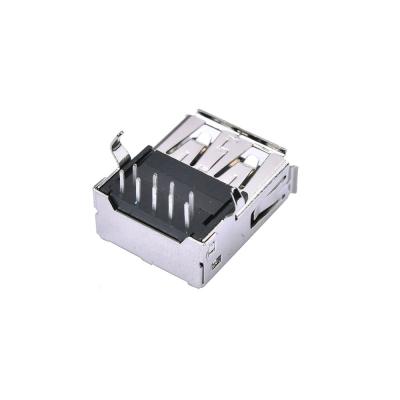 China Waterproof 90 degree DIP 9 pins solder UL94V-0 type A Female 3.0 USB Connectors for board interface for sale