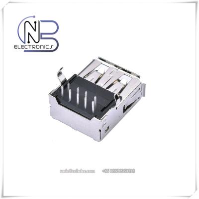 China Waterproof 90 degree DIP 9 pins solder UL94V-0 type A Female 3.0 USB Connectors for board interface for sale