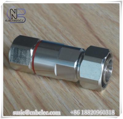 China RoHS 4.3/10 MINI DIN Male RF Feeder Connectors made by fined copper alloy For 1/2" Superflexible Cable for sale