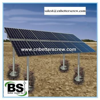 China Hot-dip Galvanized Helical Piles for Solar Power System for sale