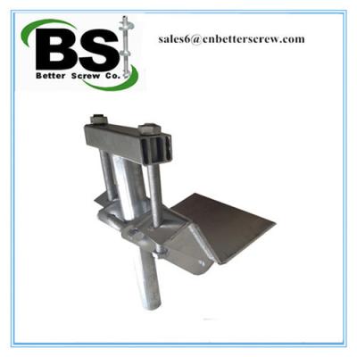 China Foundation support helical screw pile cap for sale