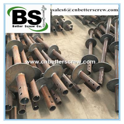 China Heavy Duty steel helical screw piles for USA Foundations for sale