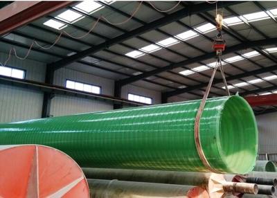 China FRP/GRP Fiberglass PIPE DN1200 DN2400 DN4000 water treatment pipes for sale