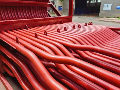 중국 아르곤 아크 용접 보일러 막 벽 SA 210 A1 합금 강철 물 벽 패널 판매용