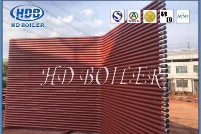 China Painted Seamless Waterwall Panel Heat Exchanger Boiler Spare Parts High Efficient for sale