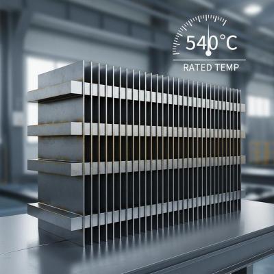 China 12Cr1MoVG Alloy Steel Waste Heat Recovery Membrane Wall Panel φ51×5mm for HRSG Boiler Section with 540°C Rating for sale