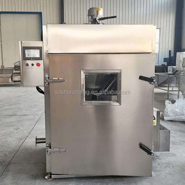 Quality Maisheng Industrial Smoke Oven Machine Electric 100kg Bacon Smoker Fish Sausage for sale