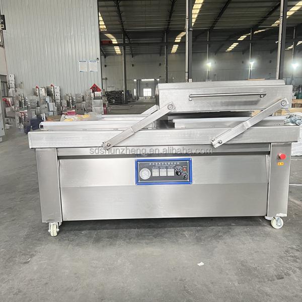 Quality Double Chamber Meat Vacuum Packing Machine Vacuum Chicken Packaging Sealer for sale