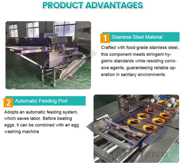 Quality Stainless Steel Industrial Egg Breaking Machine Egg Separator Egg White and Yolk for sale