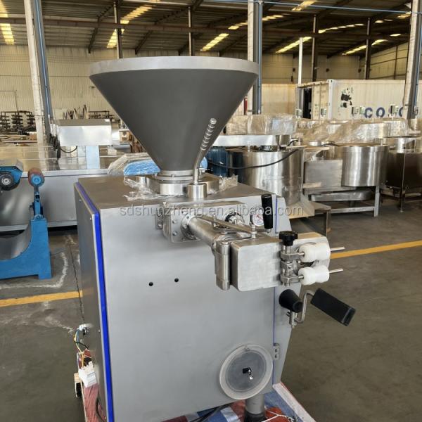 Quality Automatic Pneumatic/Hydraulic Sausage Stuffer Filling Machine Hot Dog Twister for sale