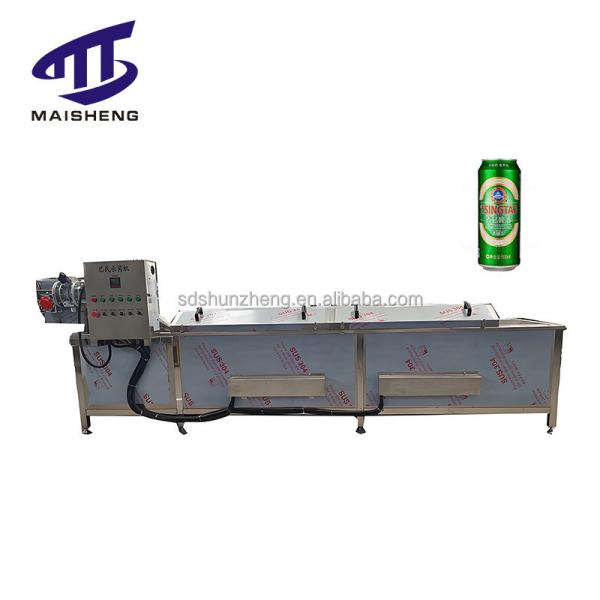 Quality Fully Automatic Aluminum Tins Beverage Pasteurization Machine Beer Pasteurising Tunnel Pasteurizer for Fruit Juice for sale