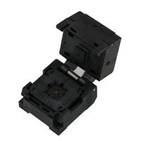 China QFN52 Burn in Socket  MLF52 IC Test Socket Pitch 0.4mm Alloy Clamshell Chip Size 6*6 Flash Adapter Programming Socket for sale