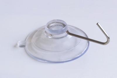 China Clear large high duty reusable 45 mm PVC mushroom head replacement plastic suction cup for sale