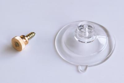 China M4-12 mm length screw 45 mm diameter  PVC plastic suction cup with screw / nut for sale