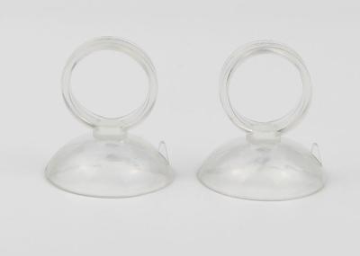 China For pipe fixin and stick on glass clear color ring shape plastic PVC 30 mm suction cup for sale