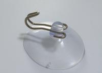 China 40 mm custom model metal hook double ring plastic suction cup for sale