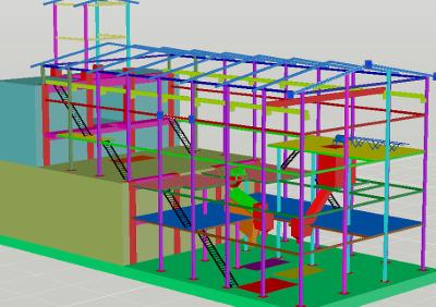 China Q355B Platform Steel Structure Customized Galvanized Steel Platform ISO9001 for sale