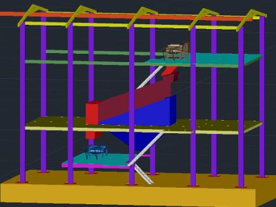 China Q355B Platform Steel Structure Customized Galvanized Steel Platform ISO9001 for sale