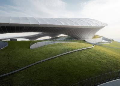 Cina Palestra prefabbricata d'acciaio su misura delle costruzioni del metallo dello stadio Q355 della struttura in vendita