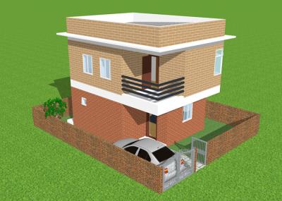 China Geprefabriceerde Lichtgewicht Gegalvaniseerde Lichte het Staalvilla van de Staalstructuur Huis Te koop